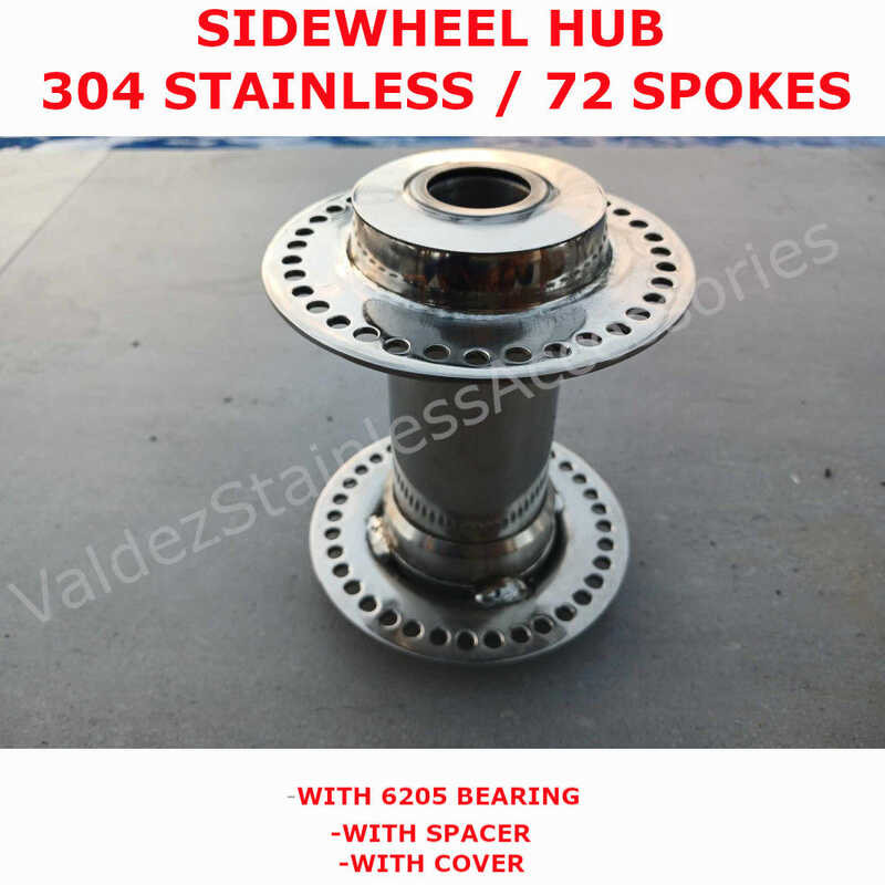 LY RDS 304 HOLE SIDE WHEEL SIDEWHEEL TRICYCLE HUB PURE STAINLESS , 72 ...