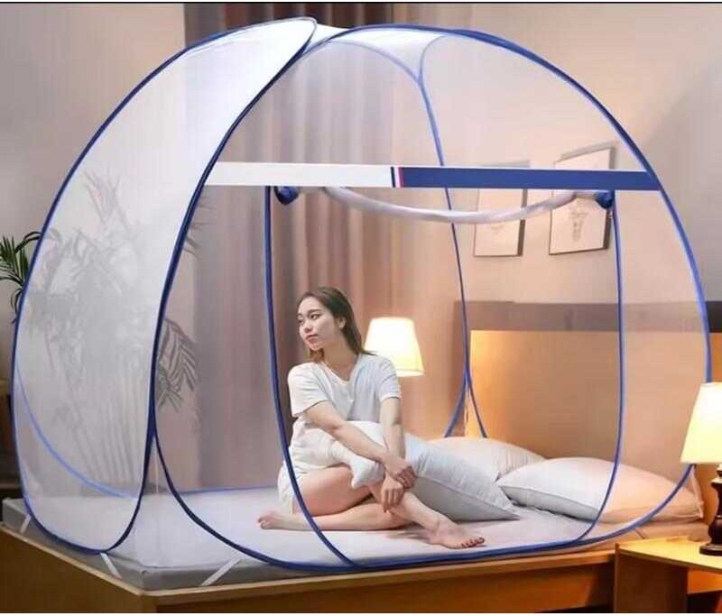 Napakaganda - Foldable Pop Up Net Bed Canopy Tent, Single Door, Fine ...