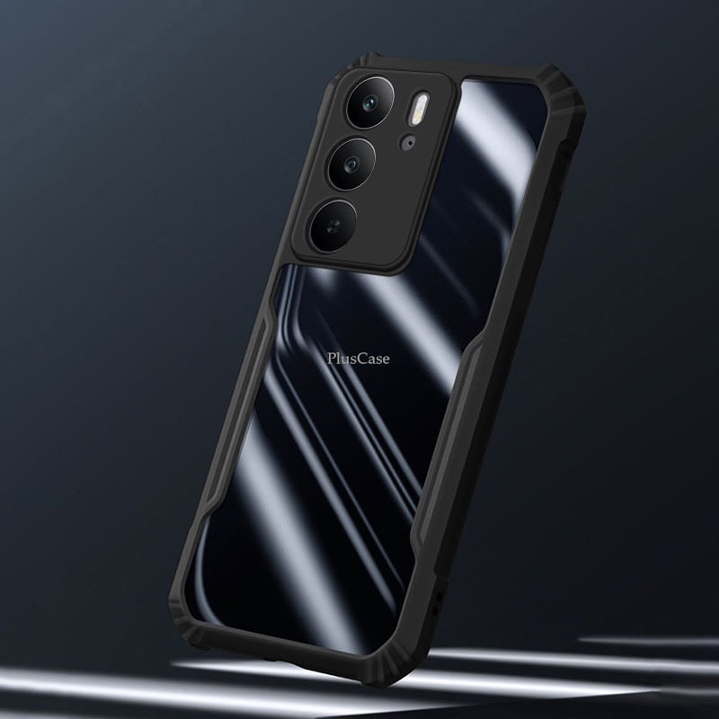 For Realme C75 Hybrid Soft Silicon Shockproof Bumper & Hard PC Back ...
