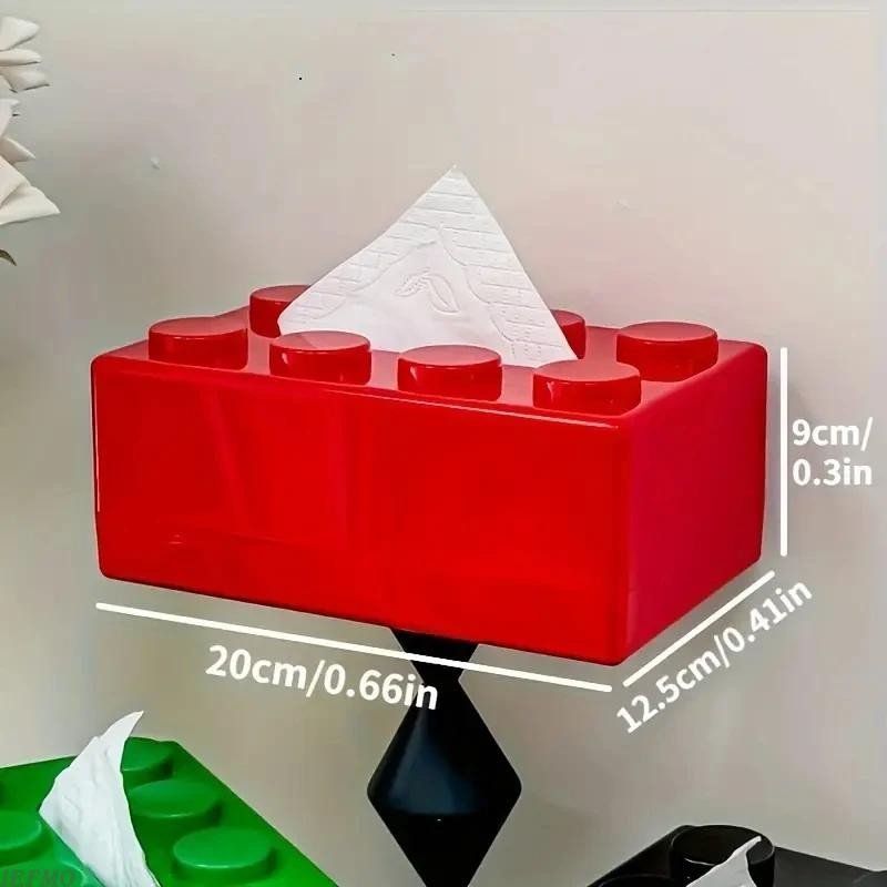 Creative Cartoon Building Block Tissue Box with High Aesthetic Value ...