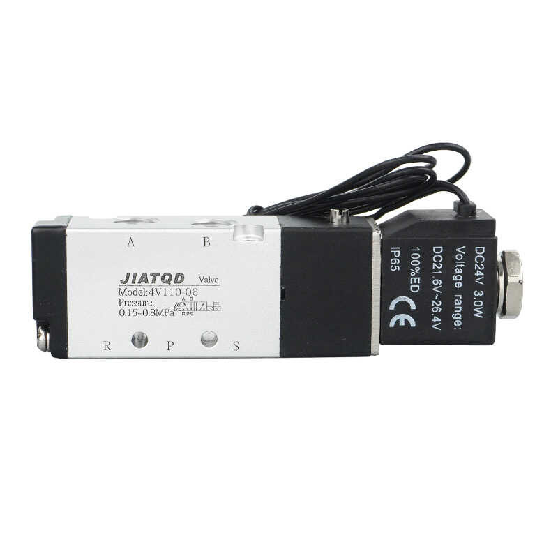 Pneumatic GAT 4V110-06 Pattern Machine Electromagnetic Valve Assembly ...