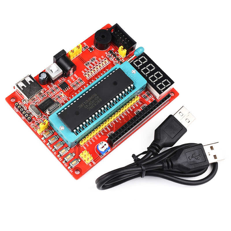 51 microcontroller development board STC89C52 minimum system core board learning board XP/WIN8 ...