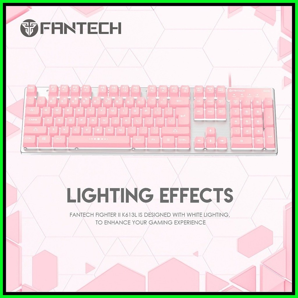 Fantech K614L Fighter III | K613L | K613 TKL Fighter II Membrane Gaming Keyboard | Shopee ...