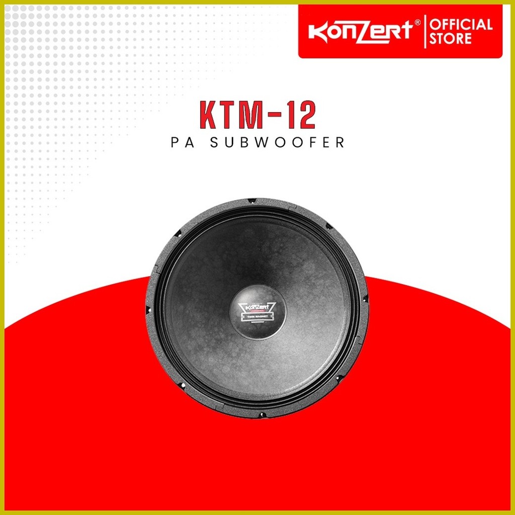 Konzert KTM-12 PA Subwoofer Speaker | Shopee Philippines
