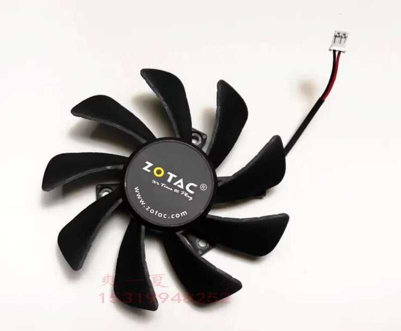 ZOTAC GTX1060 Mini 3G version 1050 1050Ti graphics card fan, single and ...