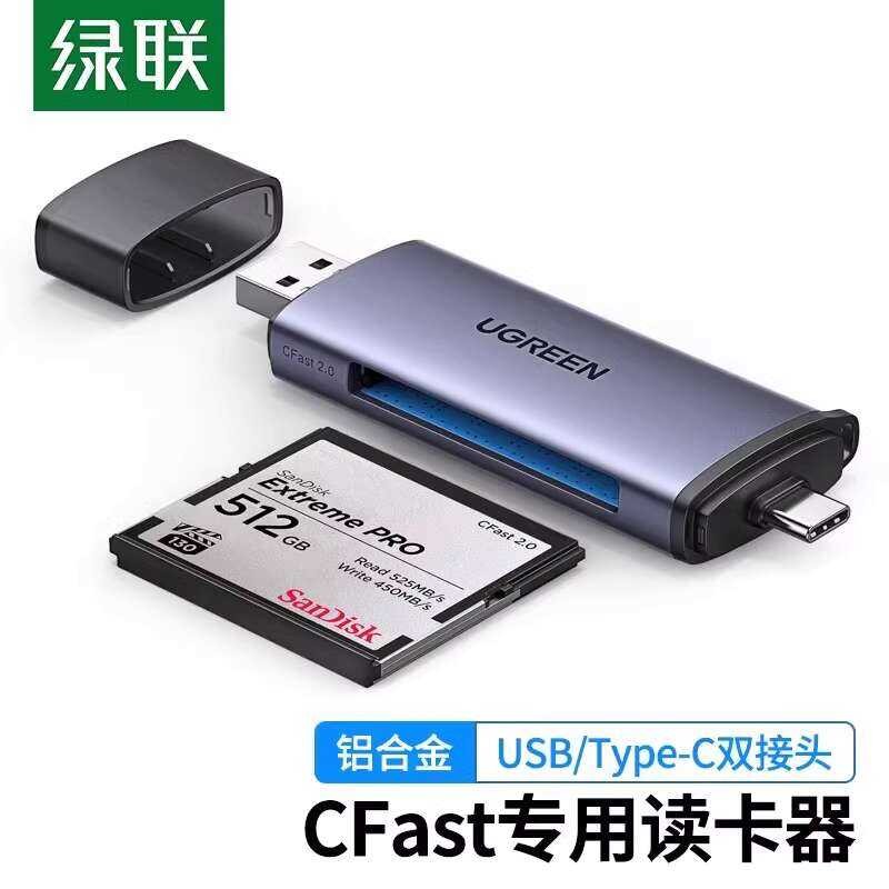 Ugreen CM517 USB 3.0 Reader Typec Conversion CFast 2.0 Memory Card DSLR ...