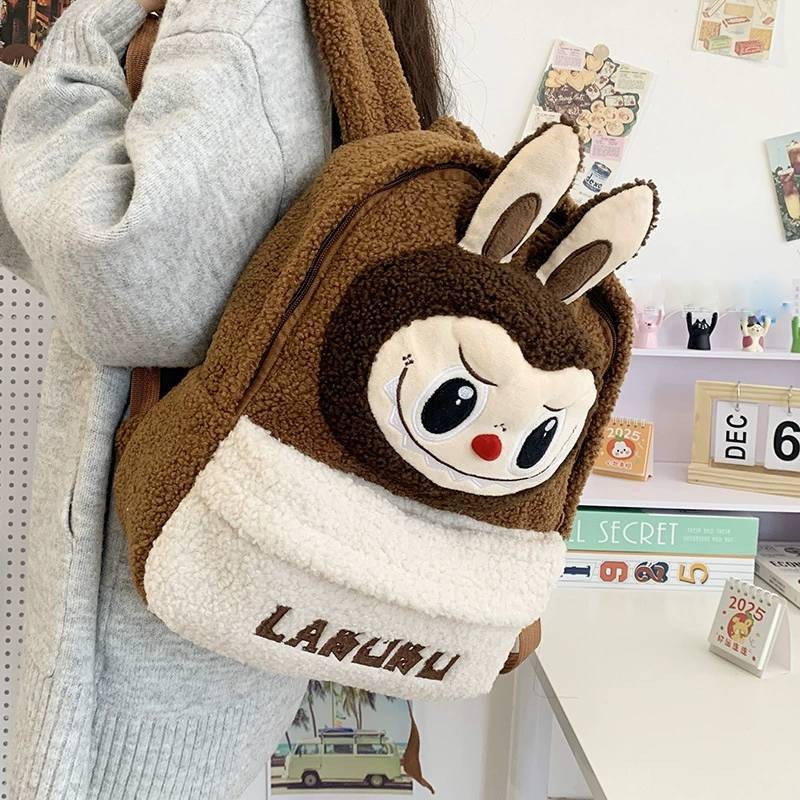 Fluffy Backpack Labubu With Lightweight Design For And Boys Girls ...