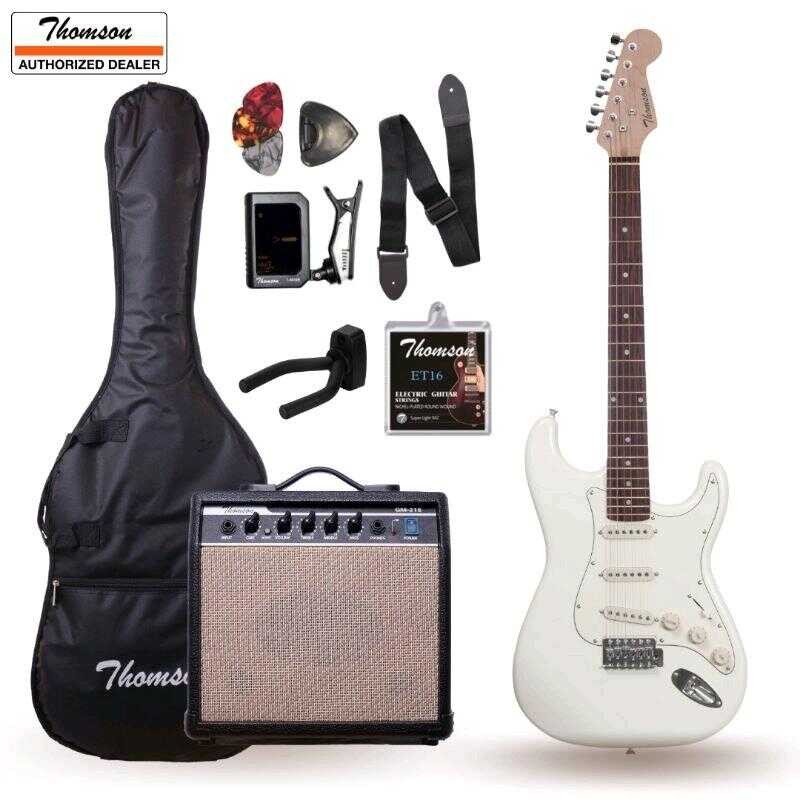 COMPLETE PACKAGE Thomson Stratocaster Electric Guitar Set | Shopee ...