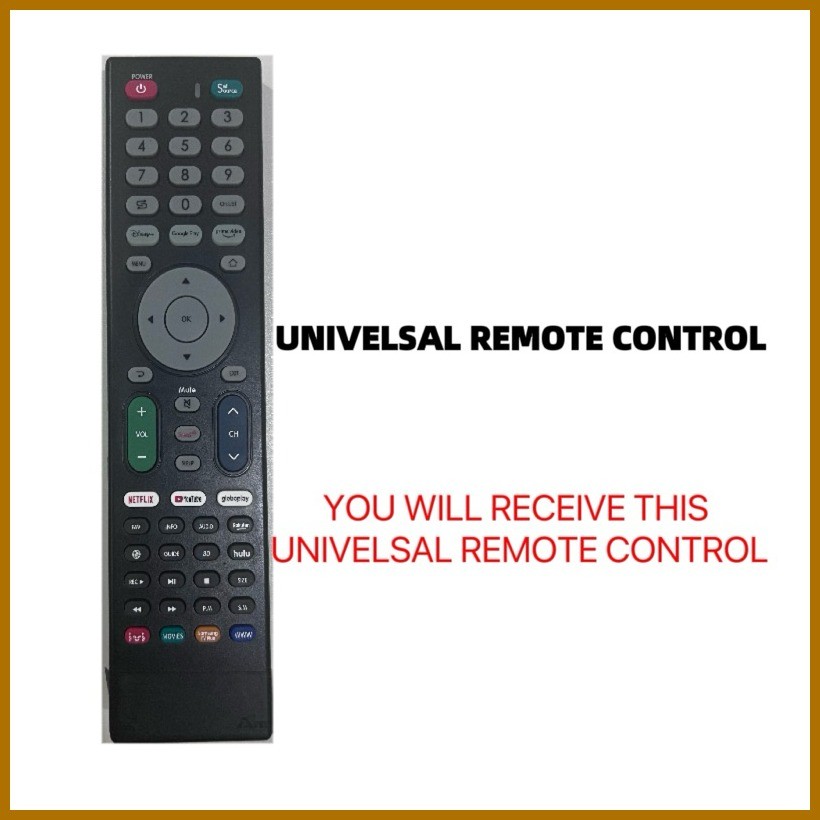 Ready to use Universal remote control for AIWA smart tv remote na ...