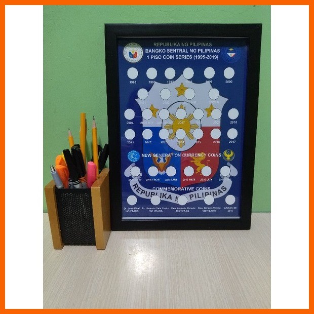1 PISO COIN SERIES LAYOUT WITH FRAME | Shopee Philippines
