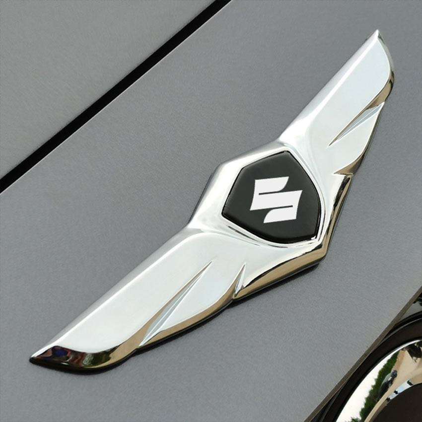 Metal Logo Wing Stickers Waterproof Self Adhesive Emblem Badge ...