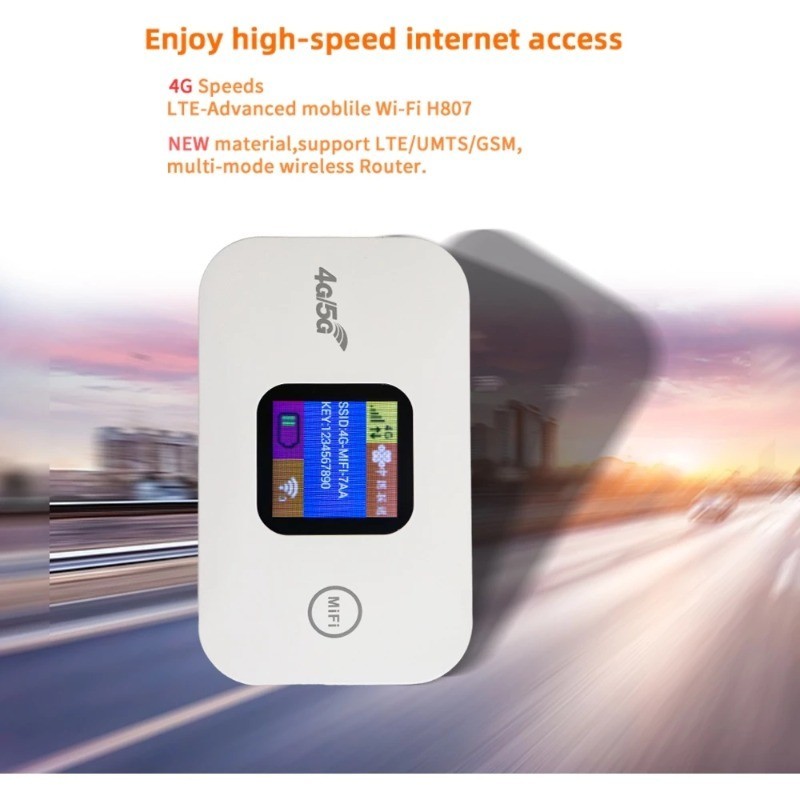 4G 5G LTE Pocket WiFi Openline Hotspot Router Modem Universal Sim Card ...