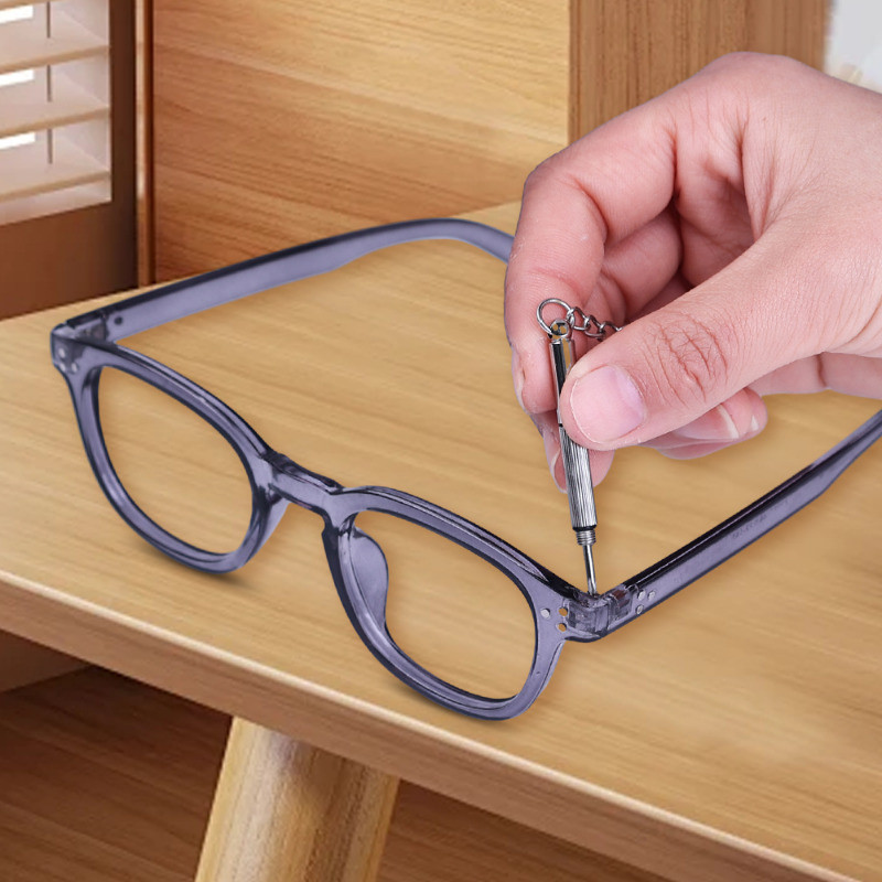 3 IN 1 Screwdriver -Mini Eyeglass Screwdriver Tool - Portable Key Chain ...