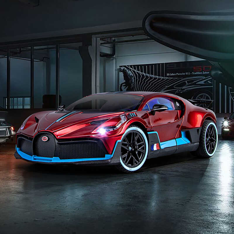 True Meisheng 3 05 Simulation 1:18 Bugatti DIVO Racing Model With Light ...