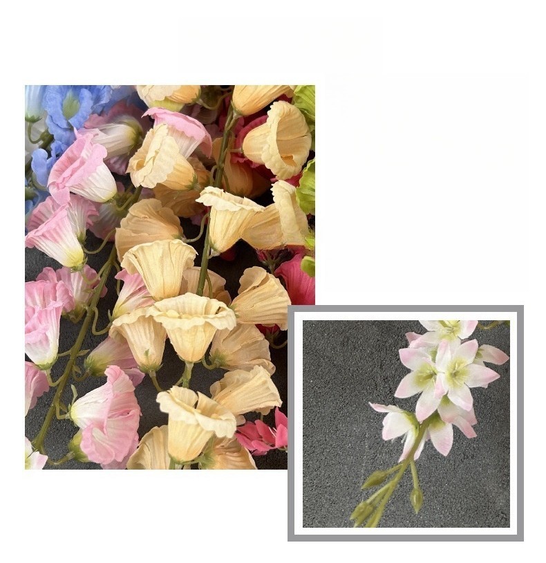 Dualswish Lily of The Valley Artificial Flower French High Branch Wind ...