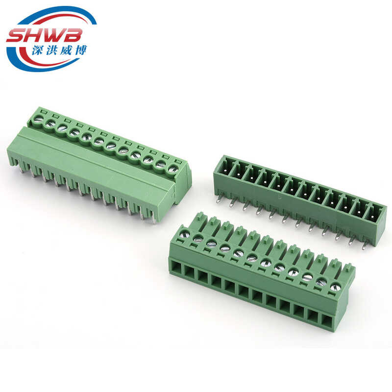 KF2EDG 3.81MM plug-in PCB terminal block, connector head, bent pin ...