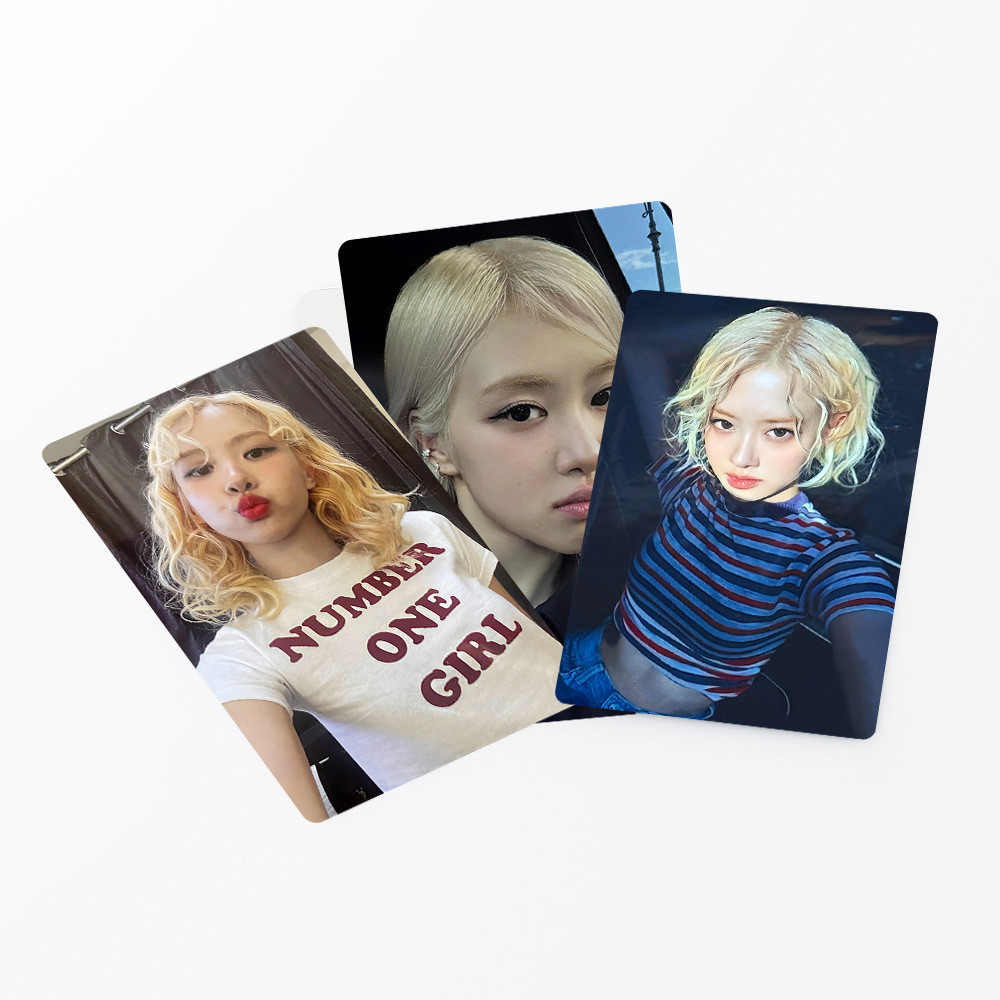 Kpop ROSE Solo Album Rosie Small Card BLACKPINK Collector Card Photo ...