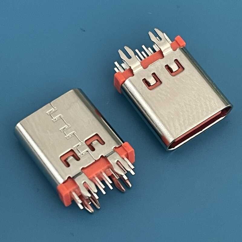 3A fast charging USB 14P female socket directly inserted into TYPE-C ...