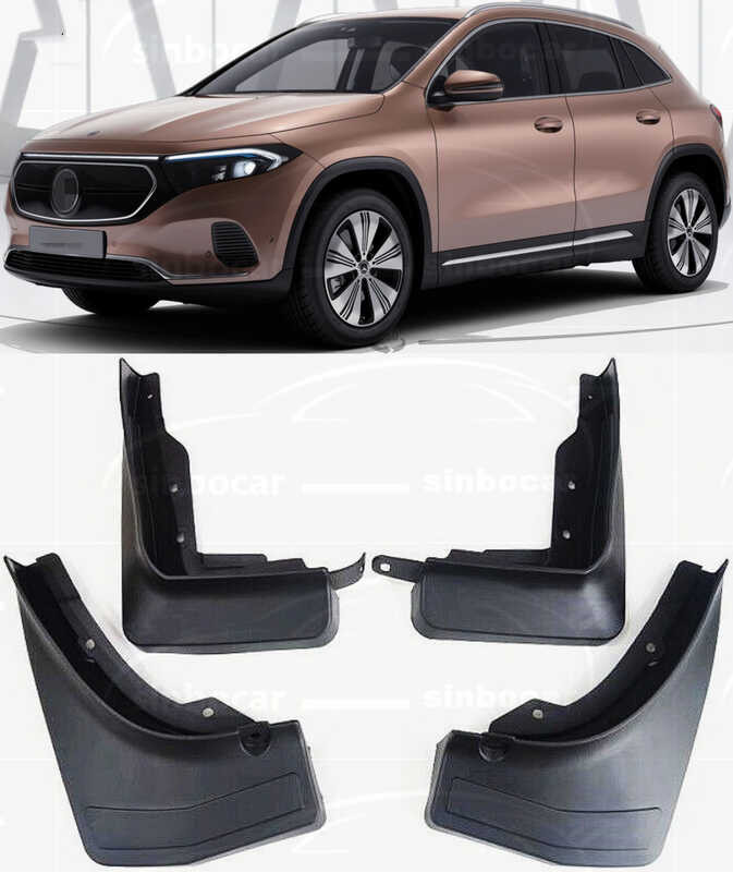 9D Car Accesorios 4Pcs Set Front & Rear Splash Mud Flaps Guards Fit For ...