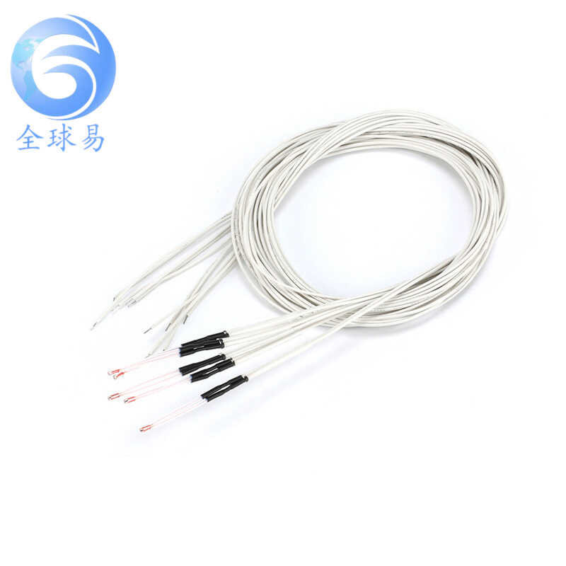 Thermistor 3D printer temperature sensor NTC single ended glass seal 1% ...