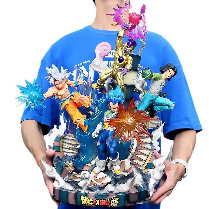 Botu New Arrivals 7 Balls Goku PVC Huge Action Figure Collectible Toy ...