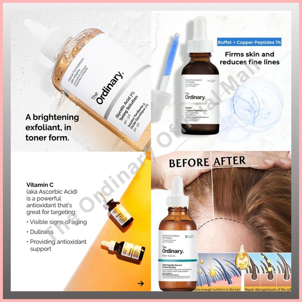 The Ordinary [Retinol, Azelaic Acid, Salicylic, Caffeine, Glycolic ...