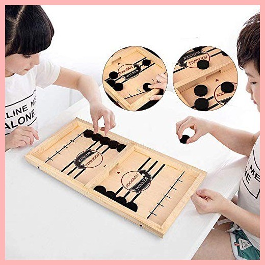 Fast Sling Puck Game Ice Ball Air Hockey Game Bumper Chess Child ...