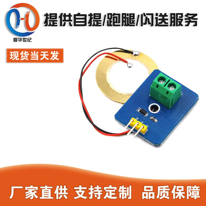 Ceramic vibration sensor, vibration electronic building block, single ...