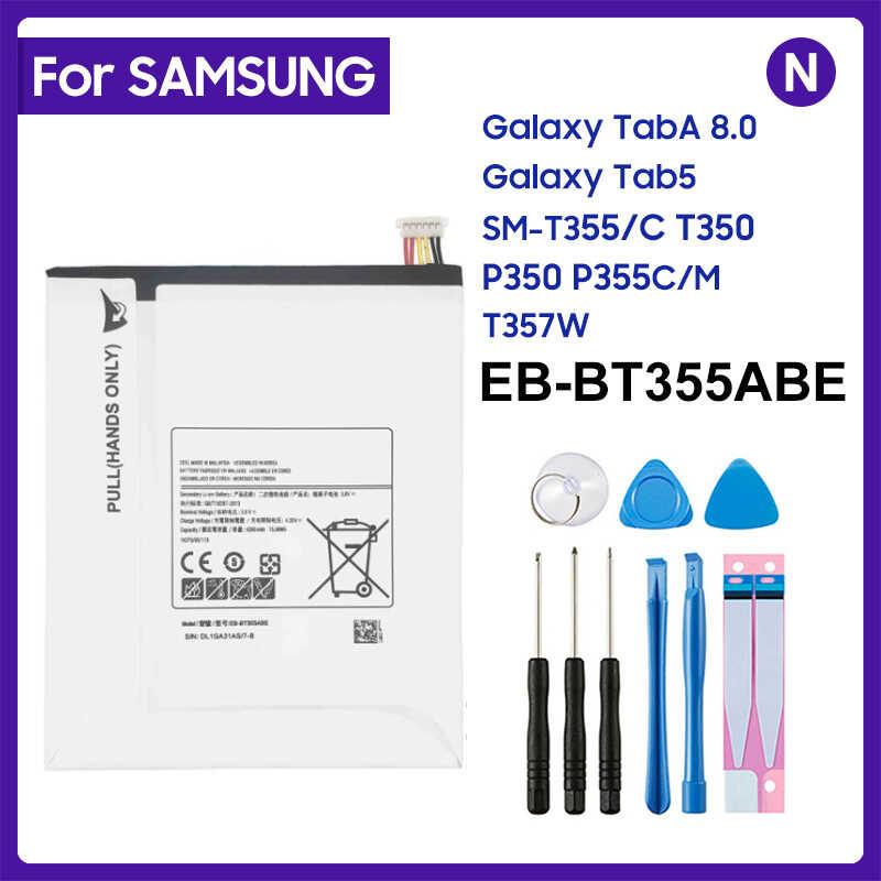 New High Quality EB-BT355ABE 4200mAh For Samung Galaxy Tab A8 SM-P200 ...