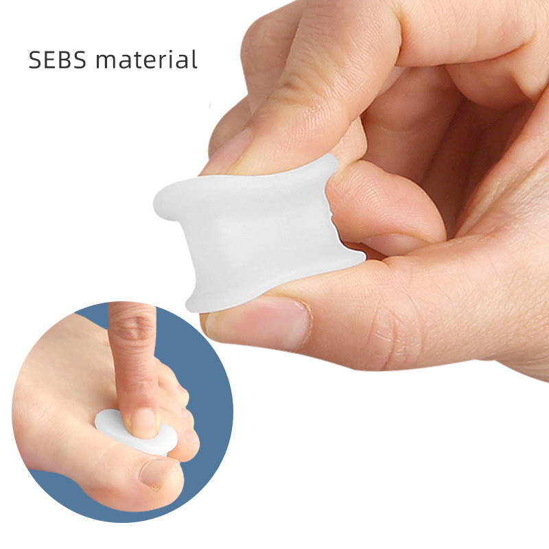 1Pair Feet Care Silicone Toe Separators Bunion Spacer Hallux Valgus ...