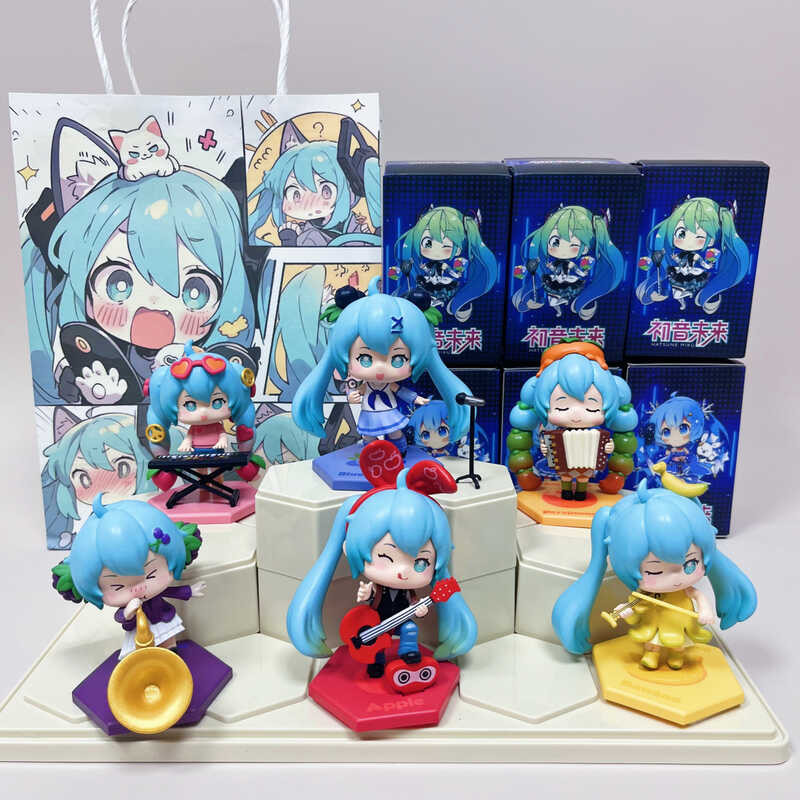 Hatsune Miku Fruit Band Series Blind Box 6 Anime Cartoon Cute Handmade ...