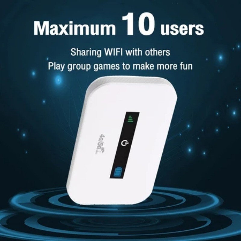 M6 4G 5G Pocket WiFi Router 150Mbps Openline 4G LTE Wireless Hotspot Router Modem Universal Sim ...