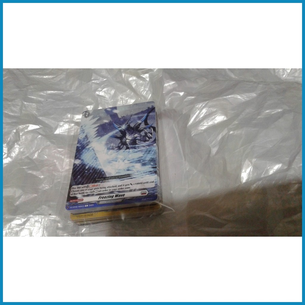 freezing WAVE CARD VANGUARD 1 ONE PIECE TCG ORIGINAL USED PLAYED DECK ...