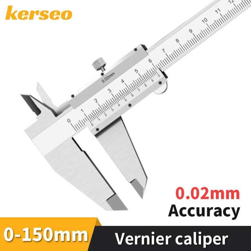 7 Kerseo Carbon Steel Metal Vernier Caliper 0-150/200/300Mm Locking ...