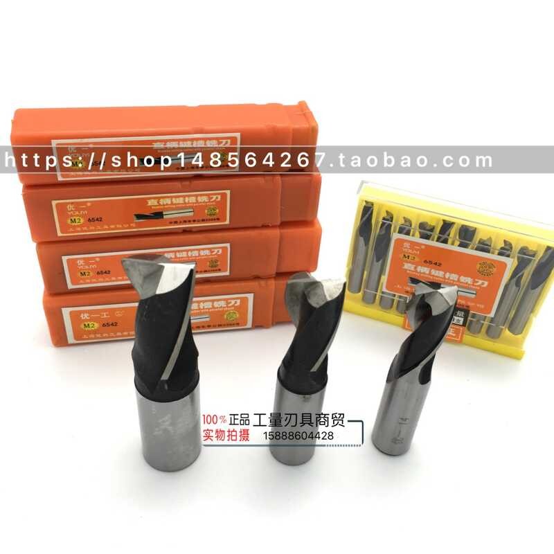 Shanghai Youyigong ultra hard white steel shank keyway cutter, two edge ...