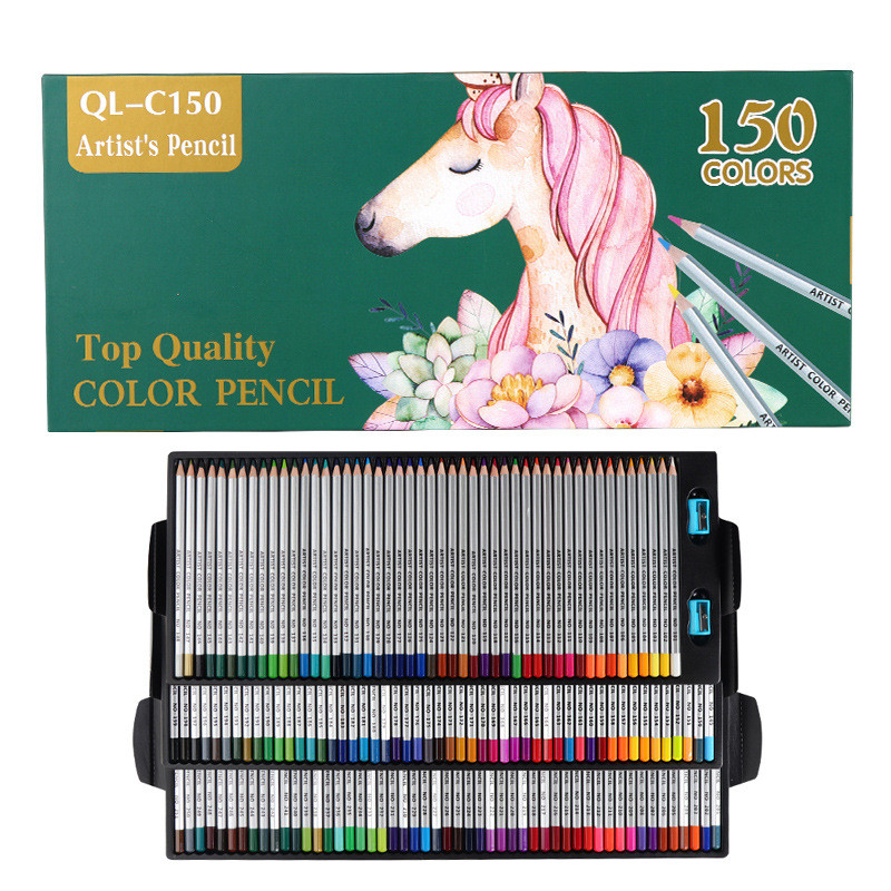 Qili 150 Color Pencil Oily Color Pencil Art Color Pencil Painting 150 ...