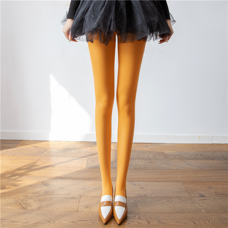 2025 Women's 80D Denier Velvet Opaque Tights Ladies Colorful Tights ...