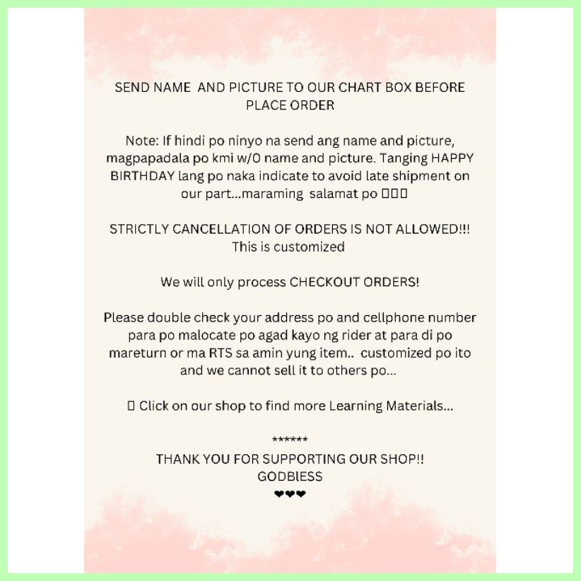 ⊳ ≤ ⊫ customized Rainbow dash Topper Cake 230gsm/6x7 size cake topper ...