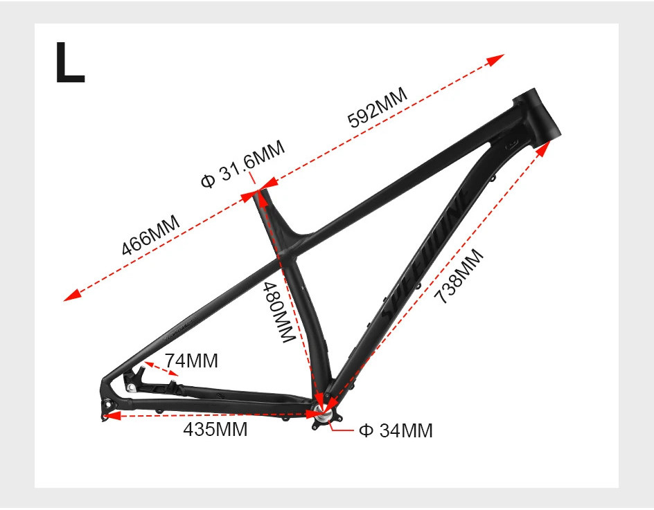 SPEEDONE Bicycle Frame 29er 148mm Aluminum 29 MTB Frame Tapered for ...