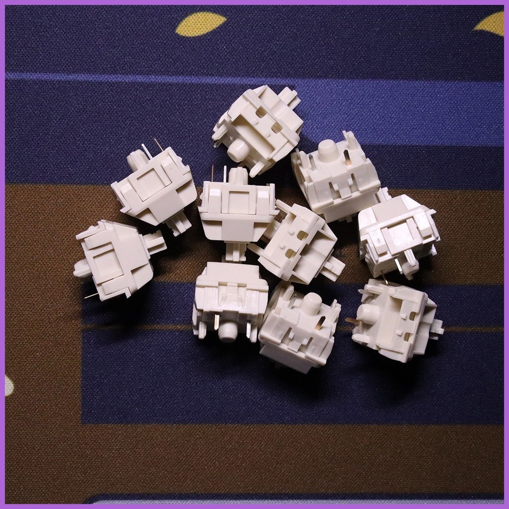 ஐ 10 PCS NOVELKEYS X KAILH Linear Cream v2 Switches 5 Pin (Stock/Lubed ...