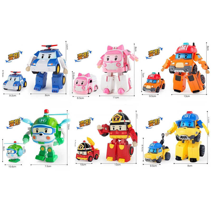 Robocar New Cartoon Poli Action Figures Transformation Anime Hand ...