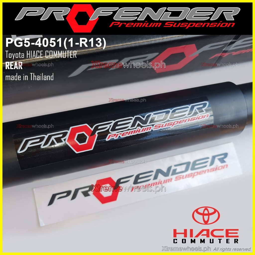 TOYOTA HI ACE COMMUTER 2005 to 2018 REAR PROFENDER OEM SHOCKS ABSORBER ...