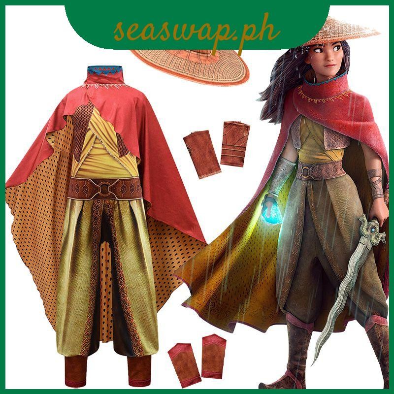 Movie Raya and The Last Dragon Cosplay Costume Fancy Set Performance ...