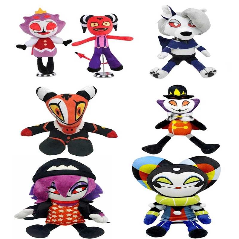 Asmodeus Helluva Loona Stolas Loo Land Anime Plush Blitzo's Teddy Doll ...