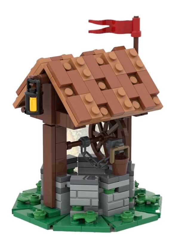 Brick Ong Medieval Well (Tema Kastilyo) Paggawa Harang Mga Laruan ...