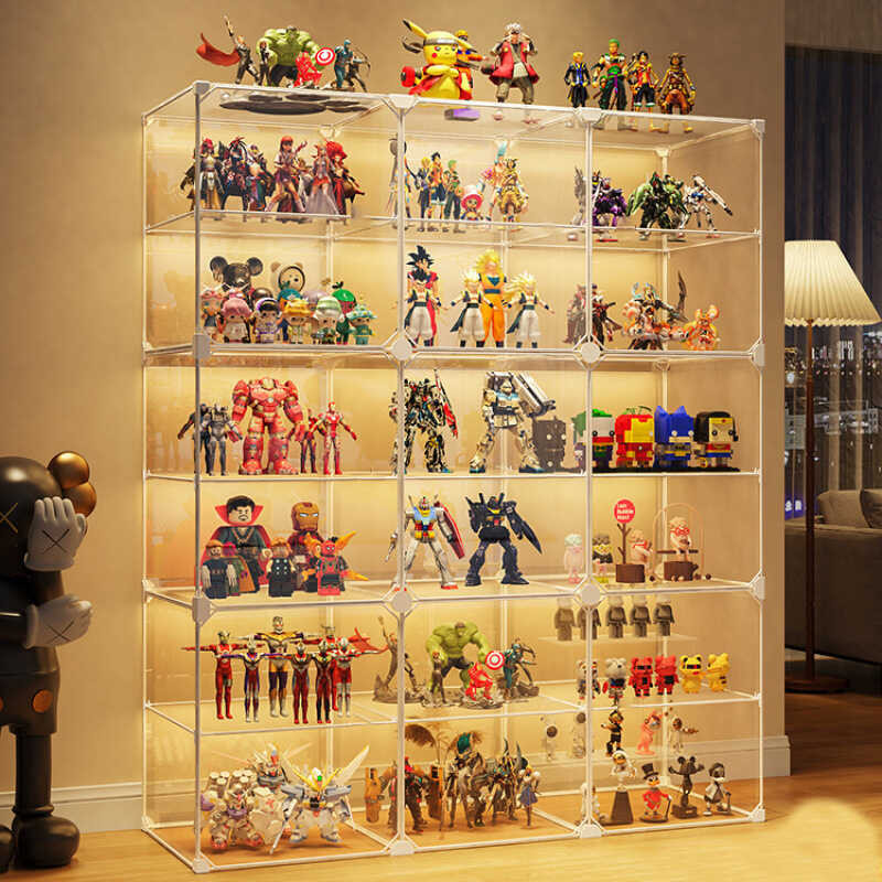 Handmade Display Cabinet, Lego Transparent Assembly Storage Cabinet ...