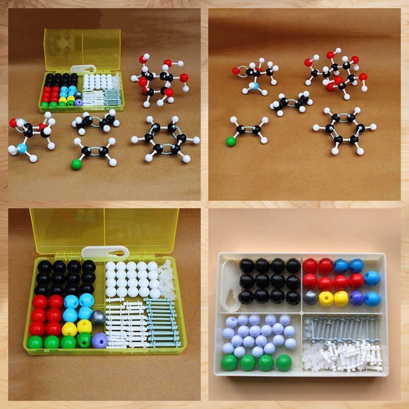 Chemical Molecular Model Kit Organic Inorganic Molecules 50 Atom ...