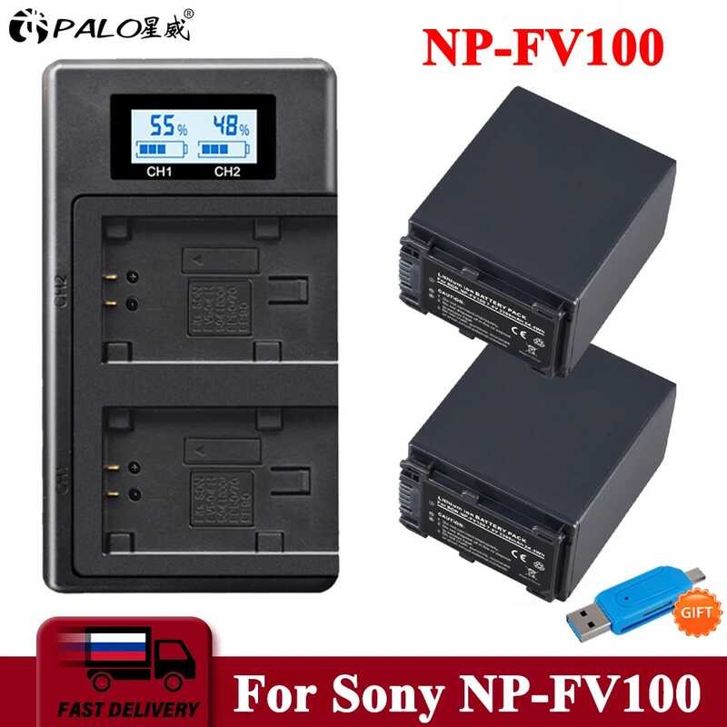 Np-Fv100 PALO Npfv100 NP Fv100 Camera Battery For Sony Hdr-Cx700e Pj50e ...