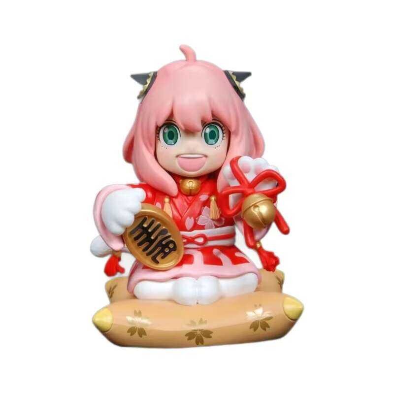 2024 new 17cm spy X family Anya forged sitting cartoon anime statue PVC ...