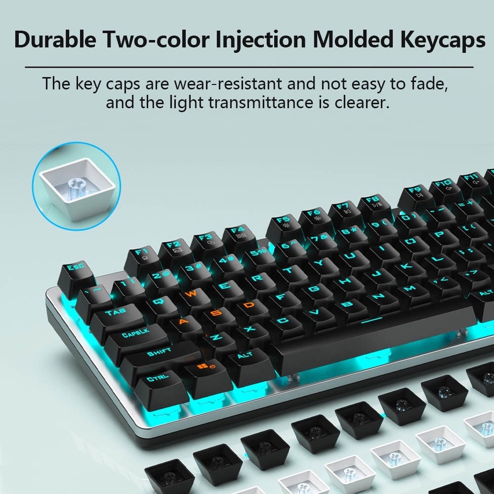 AULA F3287 Wired Mechanical Dual Mode Keyboard | 87-key Gaming Keyboard ...